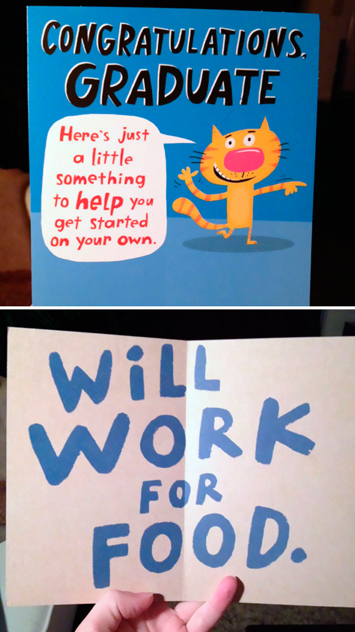 50 hilarious greeting cards that are even better when you open them