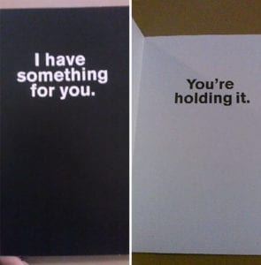 50 hilarious greeting cards that are even better when you open them