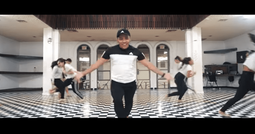 Dancers start with heads down – then break into outstanding high-flying ...