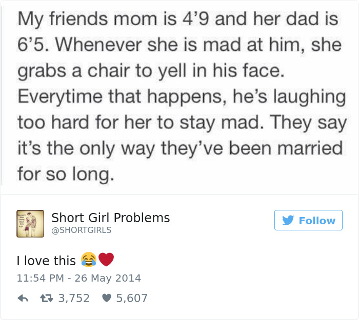 75 of the worst things about being short