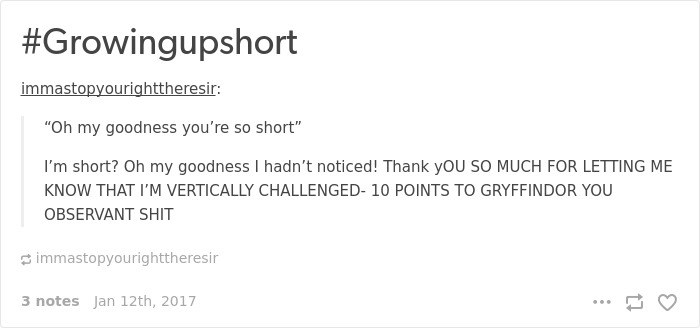 75 of the worst things about being short