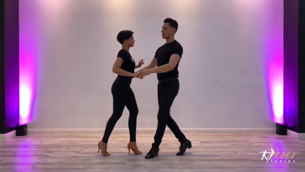 Professional dance duo demonstrates 4 smooth salsa moves, for anyone ...