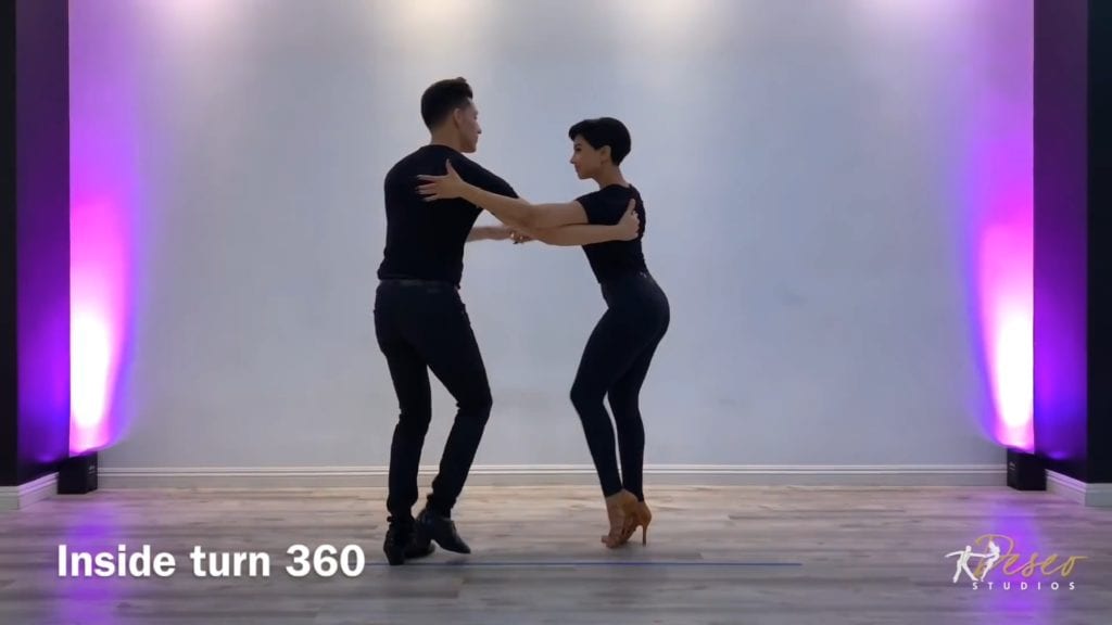 Professional dance duo demonstrates 4 smooth salsa moves, for anyone ...