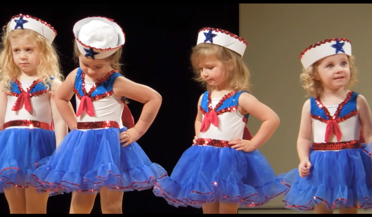 Little sailors warm hearts on stage during 1st performance