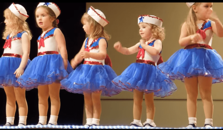 Little sailors warm hearts on stage during 1st performance