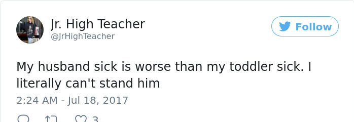 60 Funny Posts About Husbands Who Think They’re Dying With A Cold