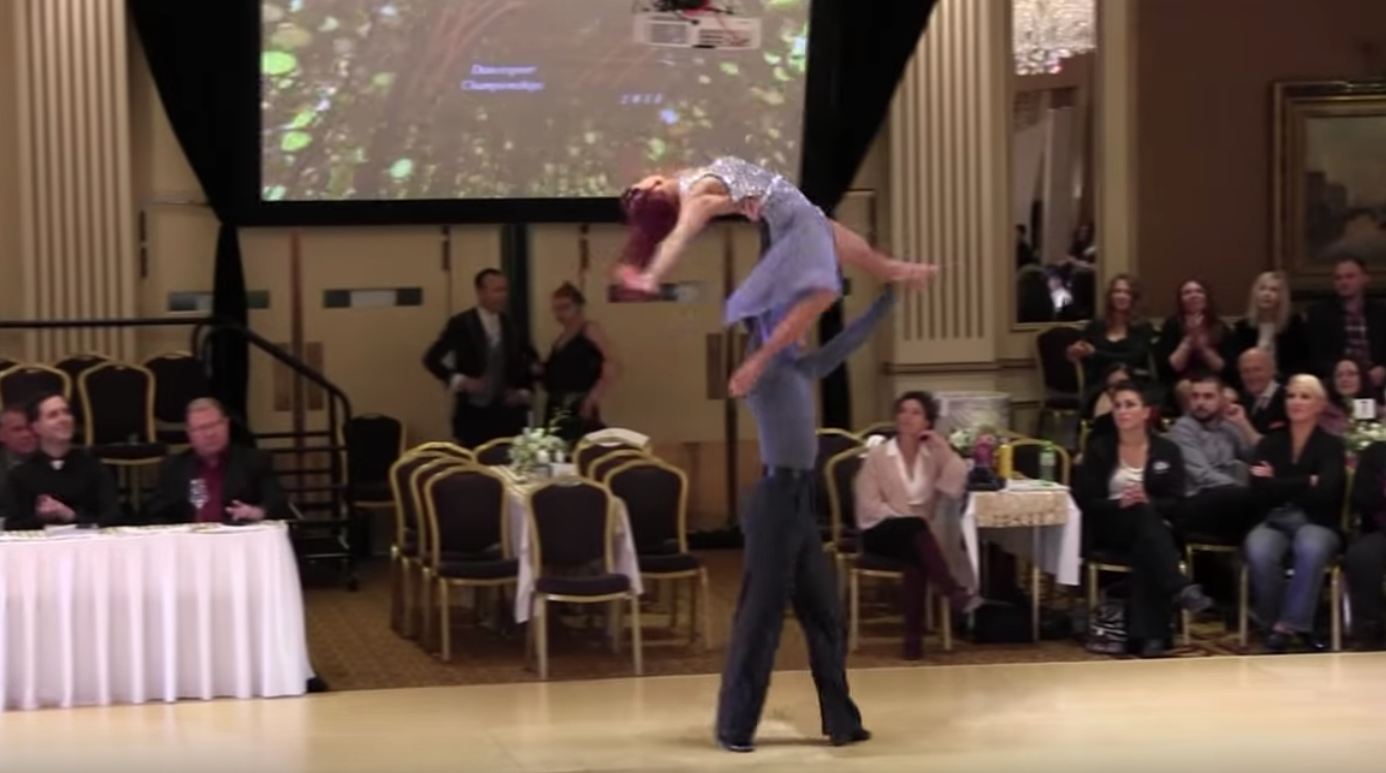 Dance duo gives perfectly fluid performance to ‘Never Enough’ viewed by ...
