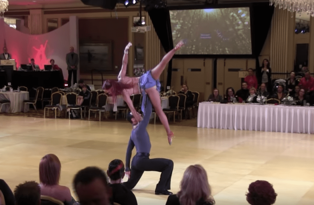 Dance duo gives perfectly fluid performance to ‘Never Enough’ viewed by ...