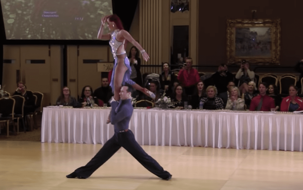 Dance duo gives perfectly fluid performance to ‘Never Enough’ viewed by ...