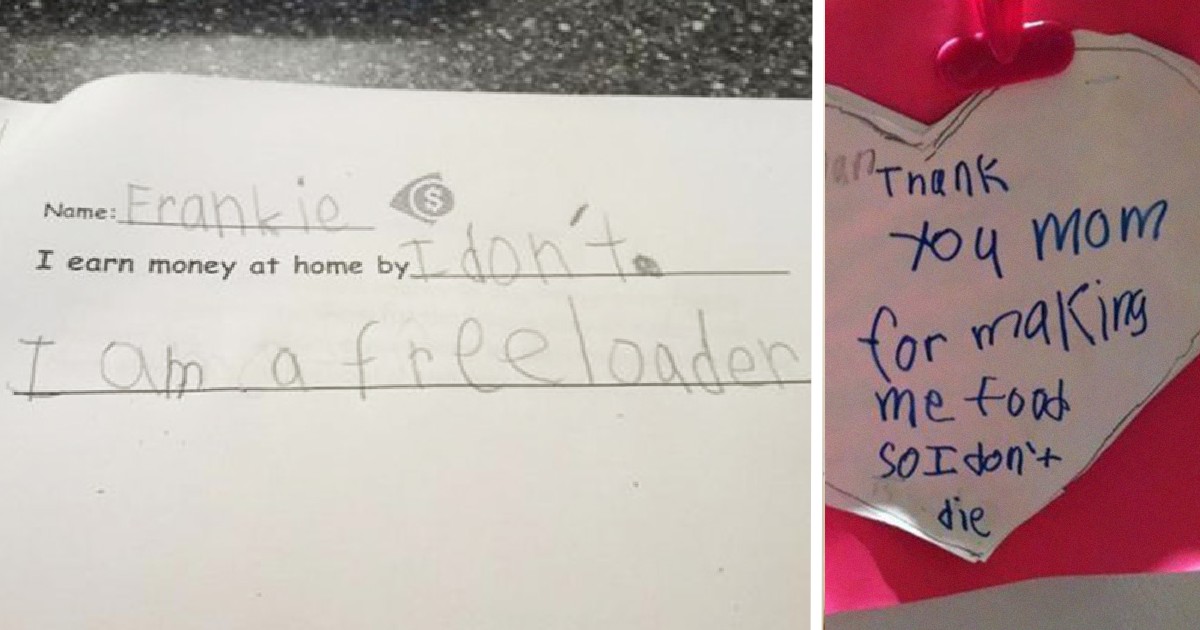 70 Funny notes from kids who were just being honest