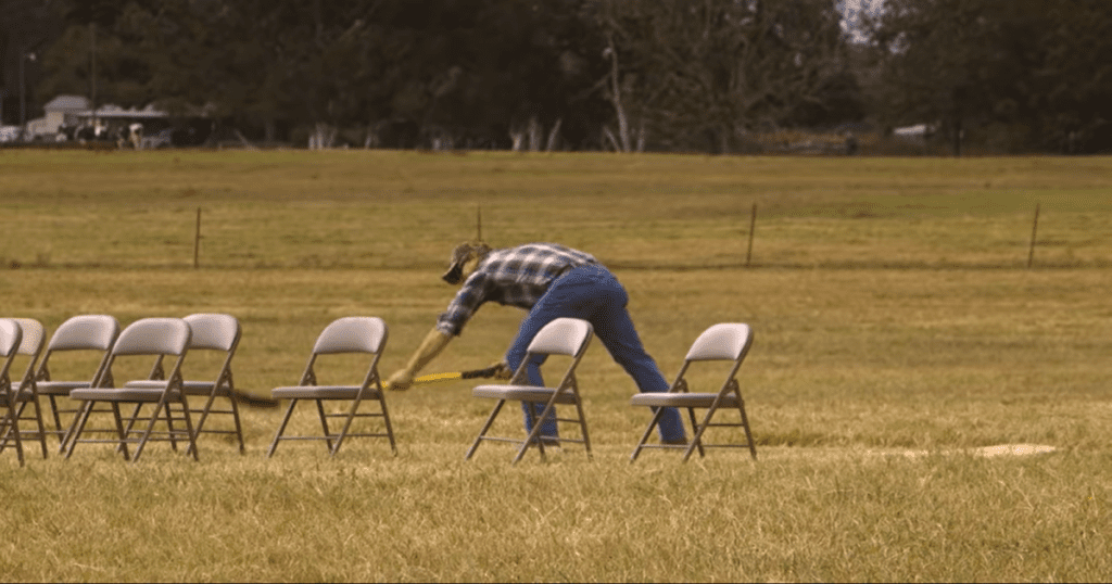 Farmer and his band perform fantastic full-band concert for cows