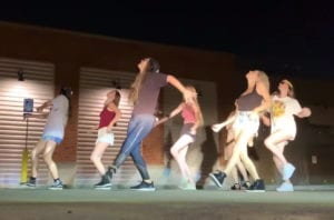 Nashville girls take on "The Git Up" dance challenge