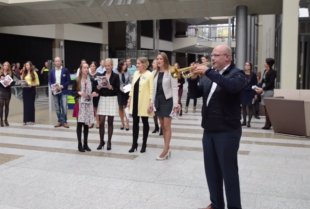 Four Women Sing “Amazing Grace” in Government Building