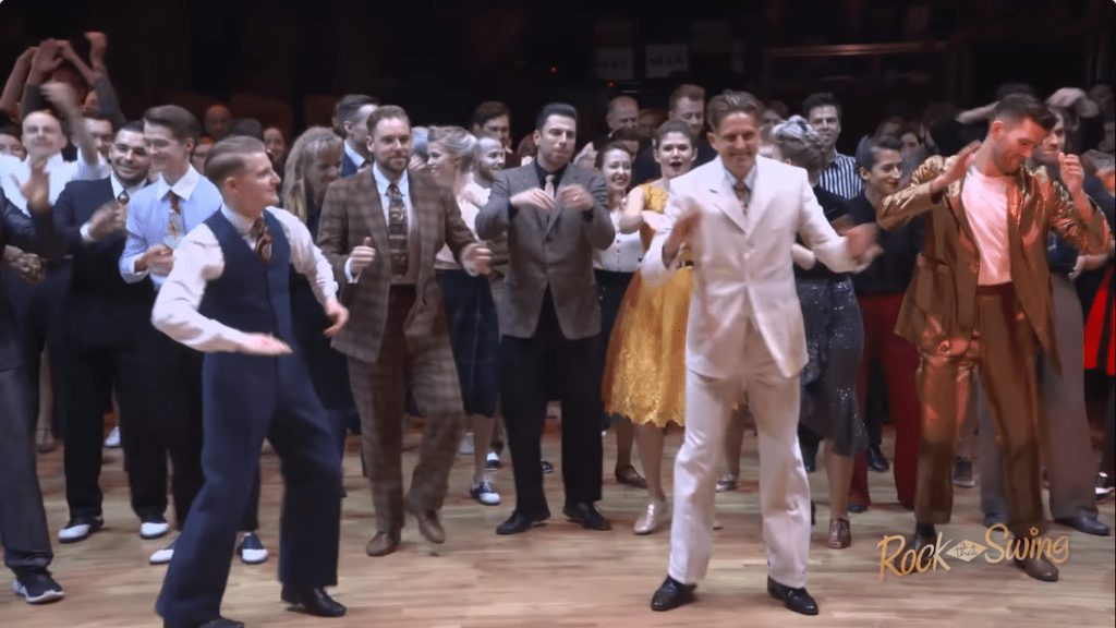 2 Guys set off epic ‘killer boogie’ swing dance with hundreds of dancers