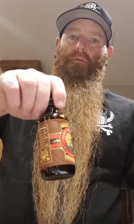 Watch how man hides his giant beard
