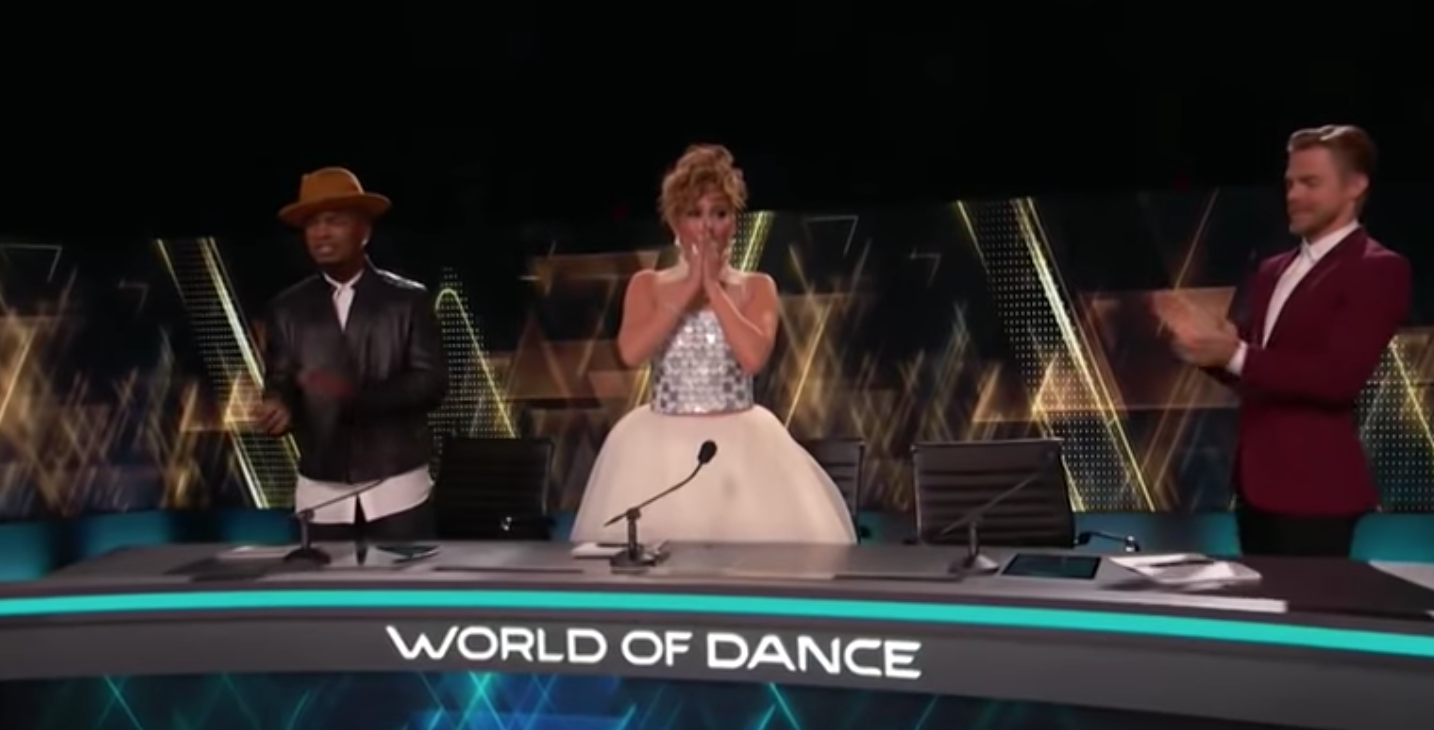 Dancers perform incredible routine with live musicians