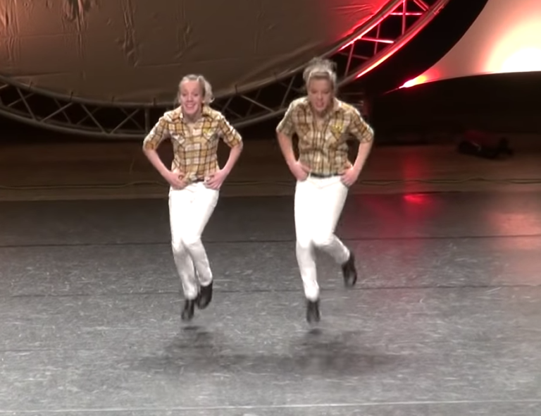 Clogging champion ‘triplet’ sisters light up the dance floor with fiery ...