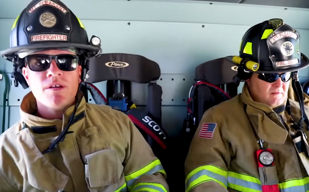 Firemen Entertain Town With Fun Lip Sync Challenge