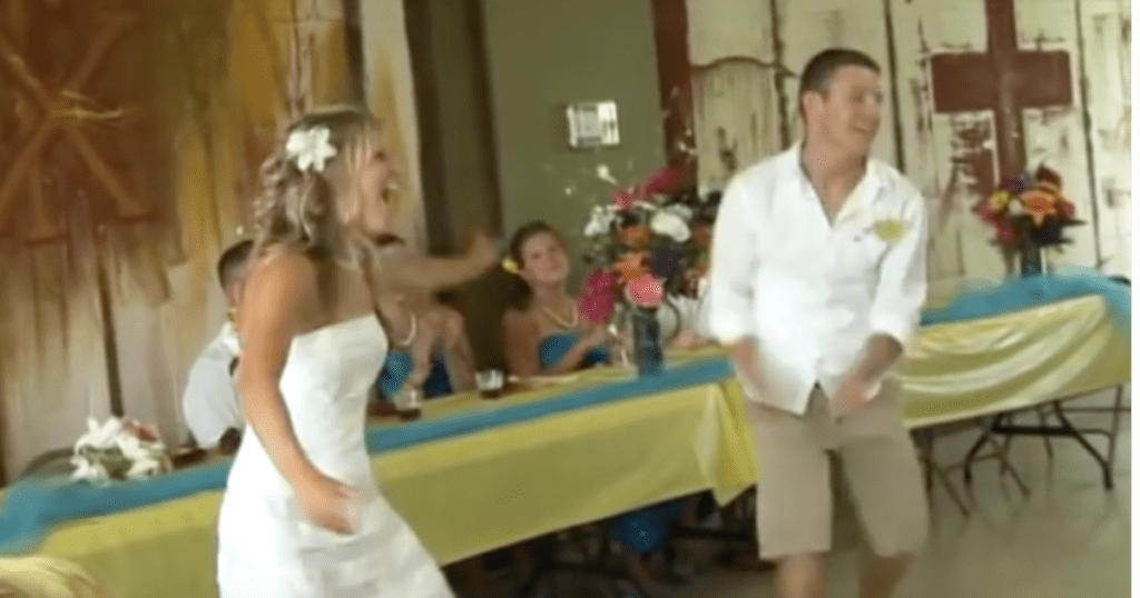 Hilarious Bride and Groom Dance