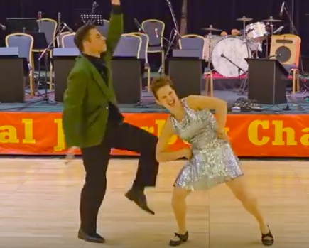 Couple Lights Up Dance Floor With Attitude And Swagger