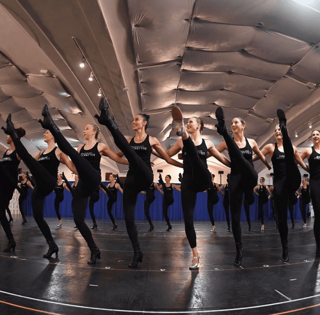 Kickline Team Earns Medal With “Illusion Dance”