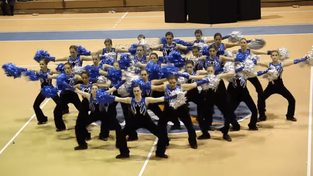 Kickline Team Earns Medal With “Illusion Dance”