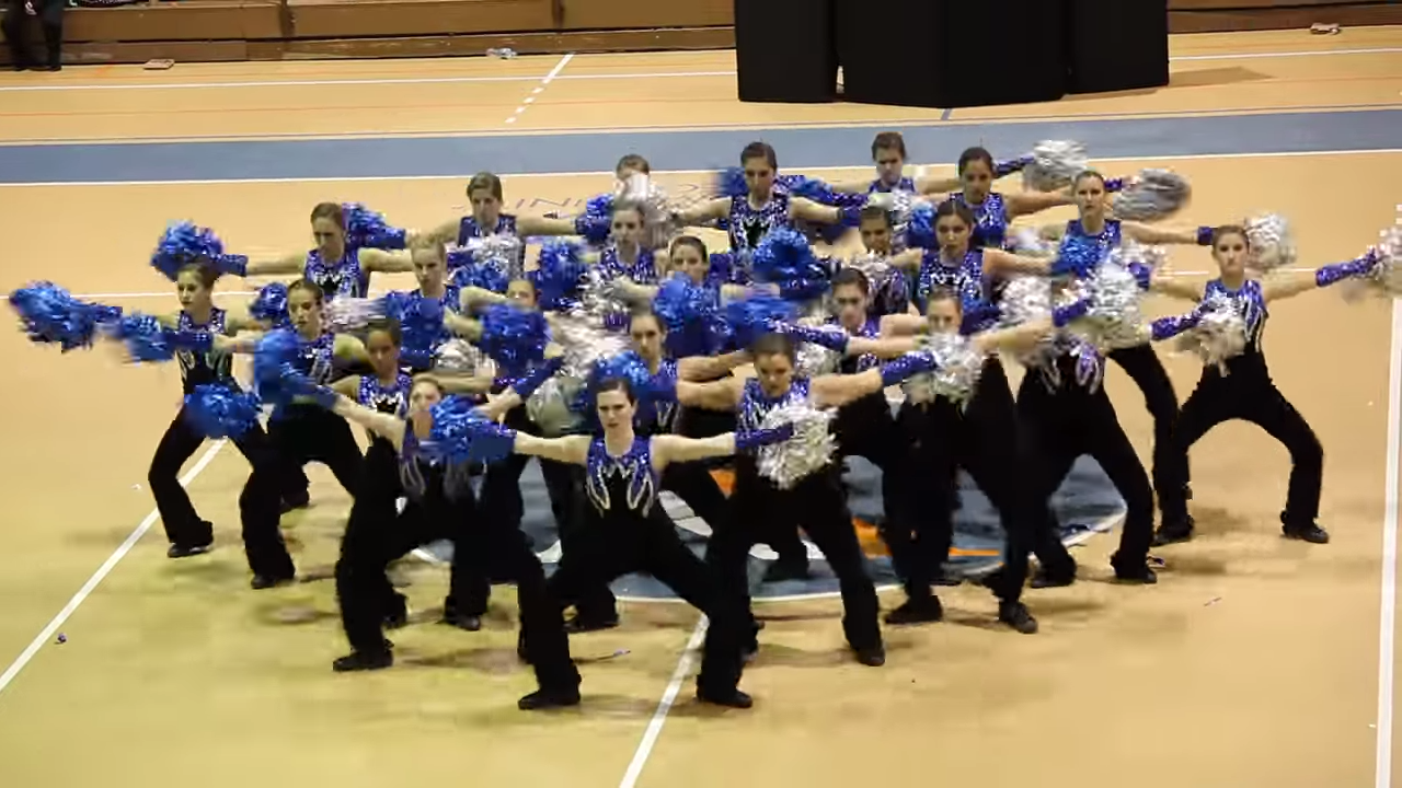 Kickline Team Earns Medal With “Illusion Dance”