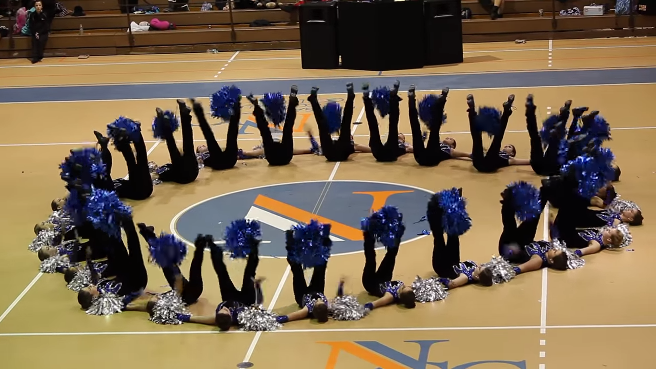 Kickline Team Earns Medal With “Illusion Dance”