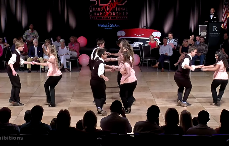 Junior Shag Dance Team Lights Up The Floor At National Competition