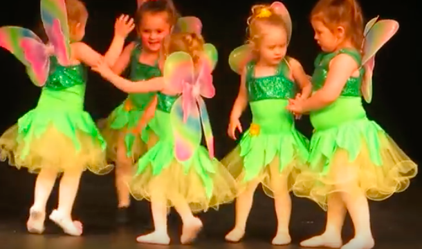 Tiny dancers turn choreography into their own in hilarious recital