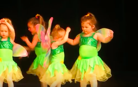 Tiny dancers turn choreography into their own in hilarious recital