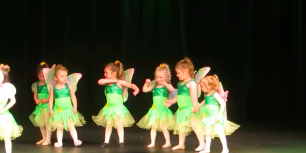 Tiny dancers turn choreography into their own in hilarious recital