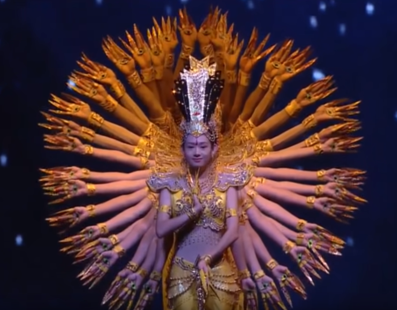 20 Dancers Perform Mesmerizing Thousand Hands Dance