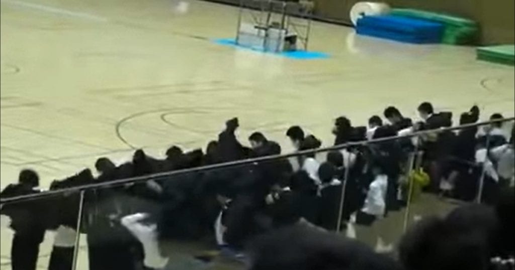 Incredible synchronized walking routine leaves audience cheering for more