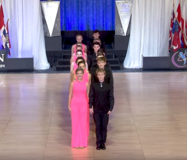 Junior Dance Team Lights Up Dance Floor For First Place