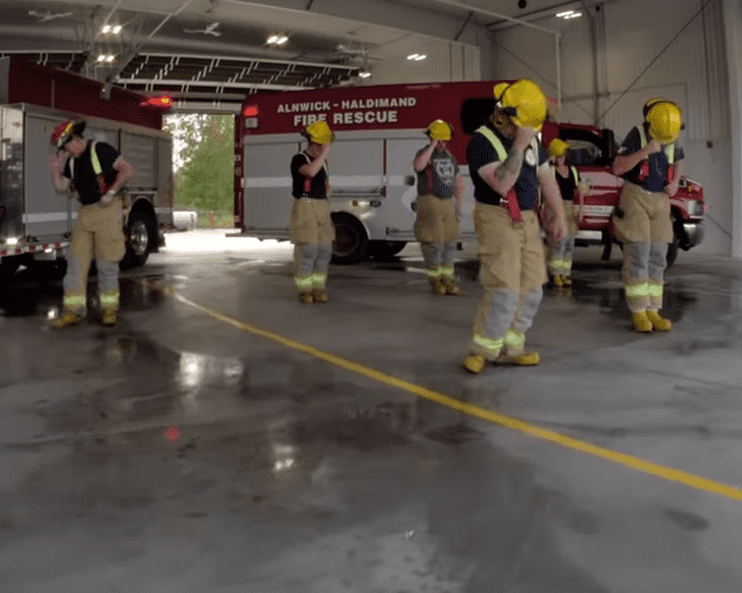 Volunteer Firefighters Get Down With Latest Dance Challenge