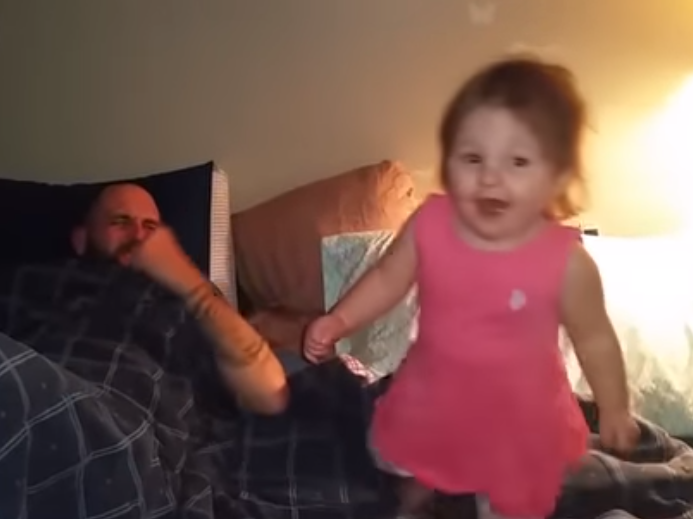 Daddy And Baby End Argument In Adorable Fashion