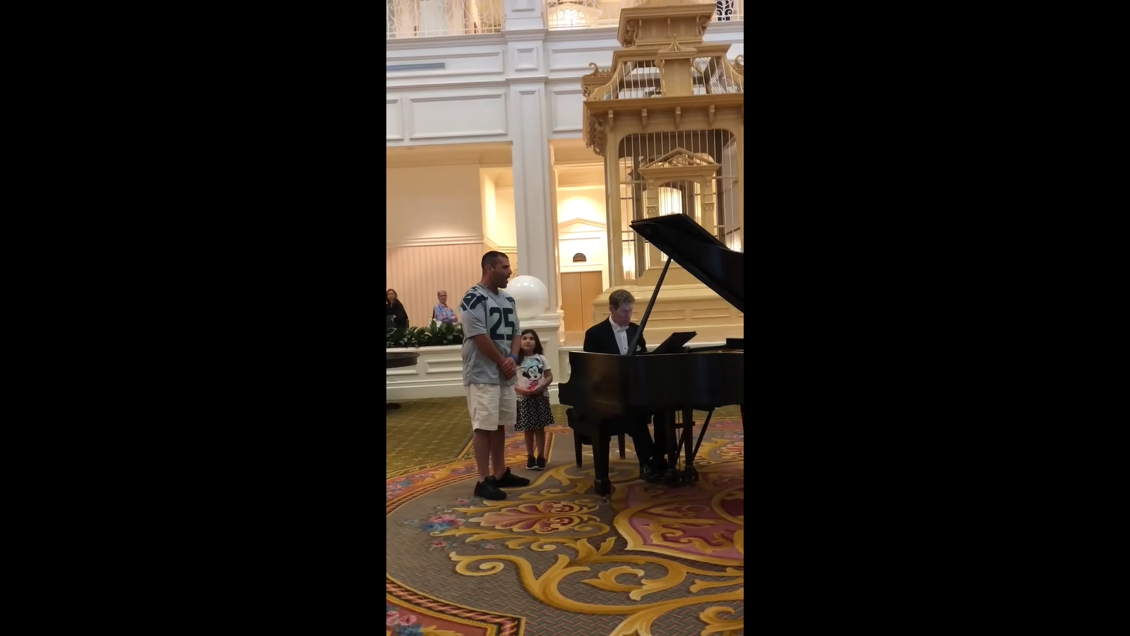 No one expected man’s gorgeous opera vocals to ring out at Disney resort