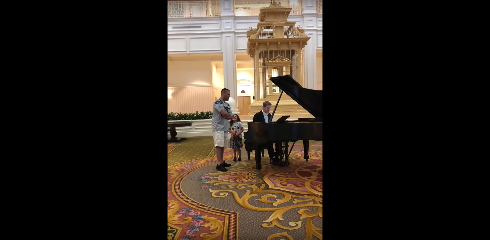 No one expected man’s gorgeous opera vocals to ring out at Disney resort