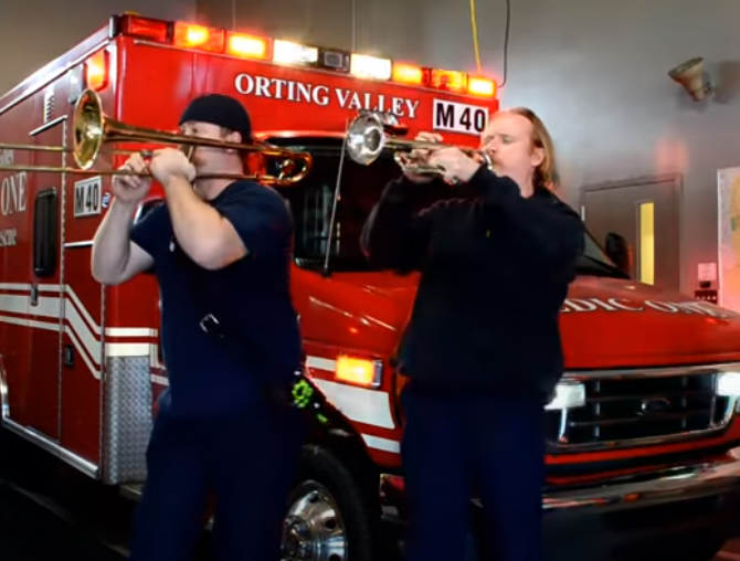 Firemen Bring Smiles And Laughter With Dance Moves