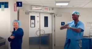 Dancing docs take on Tik Tok with fun moves to lift spirits