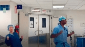 Dancing docs take on Tik Tok with fun moves to lift spirits