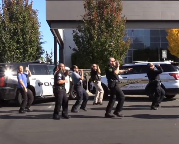 Police Dog Melts Hearts Joining In Dance Challenge