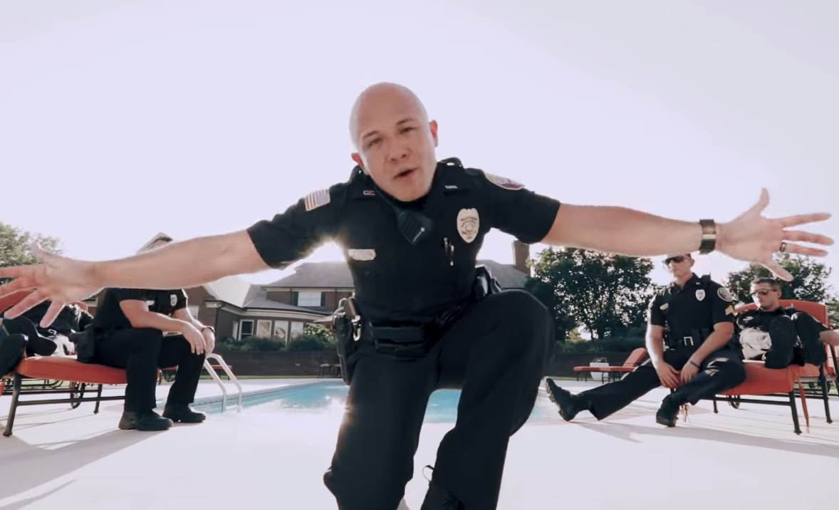 Handsome Cops Nail Internet Dance Challenge