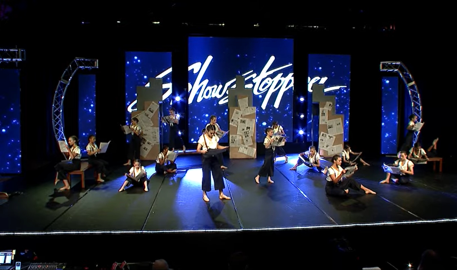 Dance group lights up stage with stirring piece