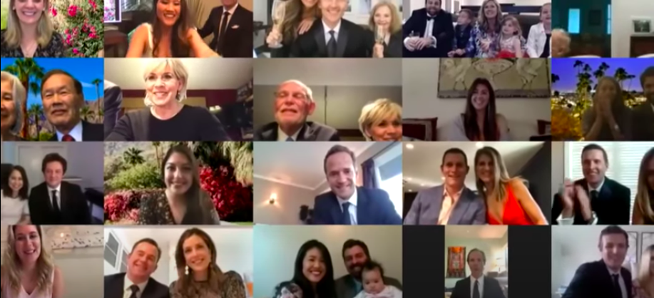 Video shows couple getting married during quarantine over video call ...
