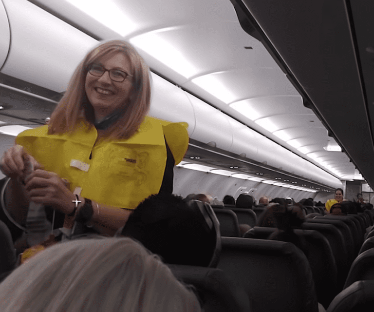 Flight Attendant Brings Laughter With Hilarious Speech