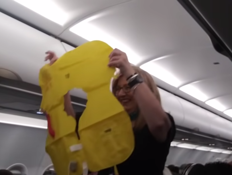 Flight Attendant Brings Laughter With Hilarious Speech