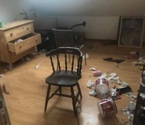 Bad tenants leave home in complete chaos so landlord teaches them a lesson