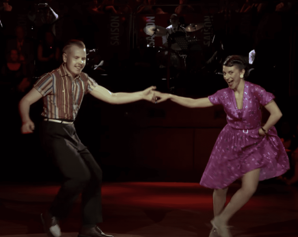 Couple Delight Crowd With Boogie Woogie Dance